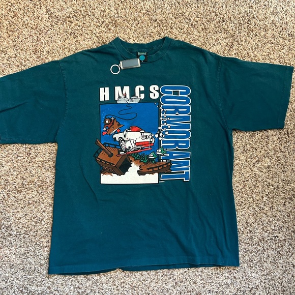 earth-t | Shirts | Vintage Single Stitch Hmcs Cormorant Tee | Poshmark